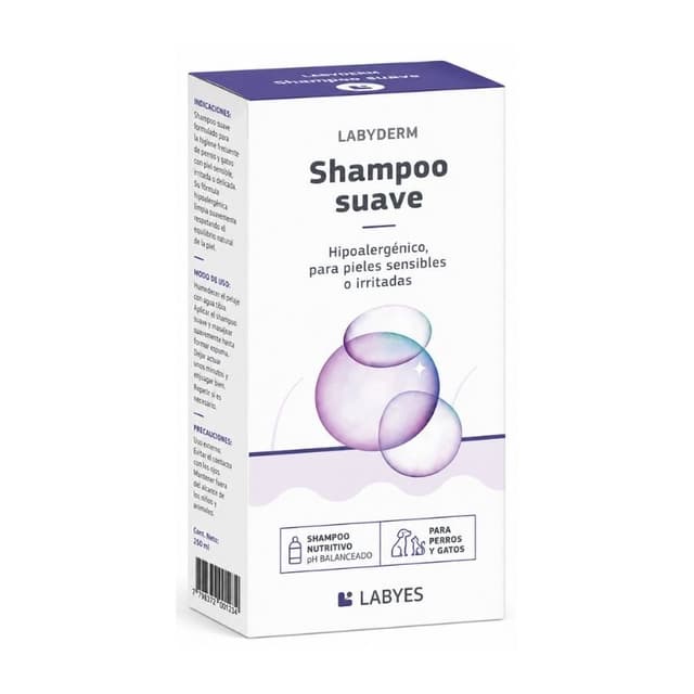 Labyderm Shampoo Hipoalergénico para Perro y Gato 220 ml - LABYDERM ...